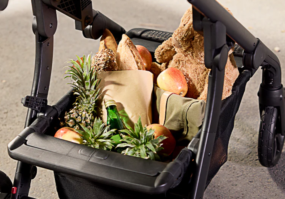 How large is the capacity of the Momcozy ChangeGo Baby Stroller bottom ...