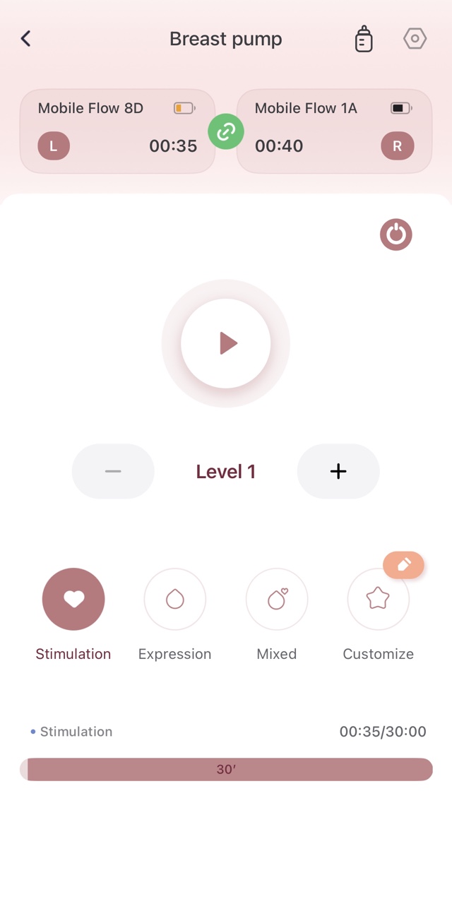 My breast pump M9/Air1 is running, but I can't get it to turn off. What's happening? – Momcozy