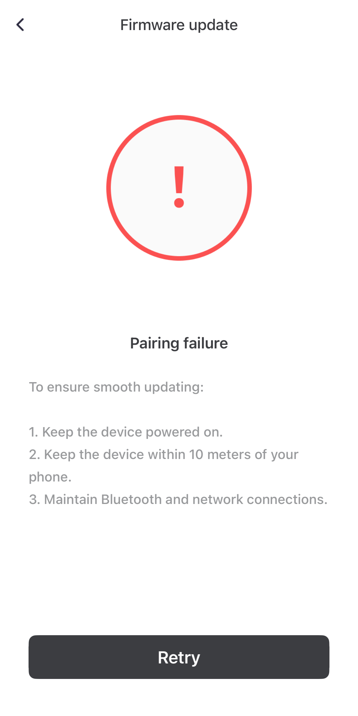 What should I do if the firmware update fails? – Rootglobal