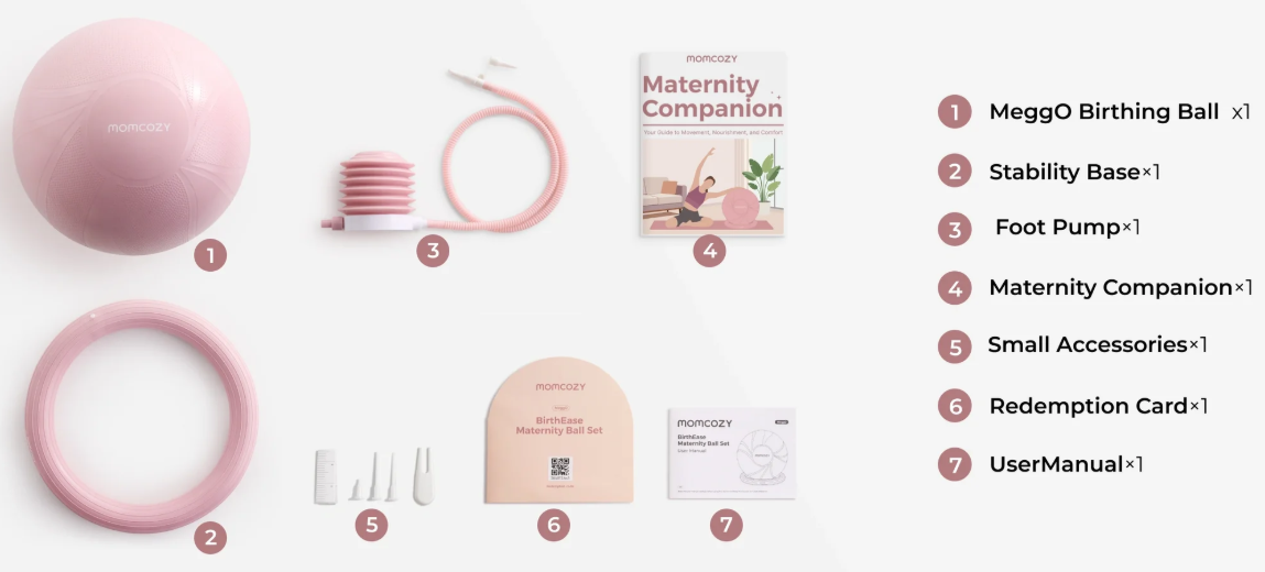 Product Description of Momcozy BirthEase Maternity Ball Set|YG010 – Momcozy